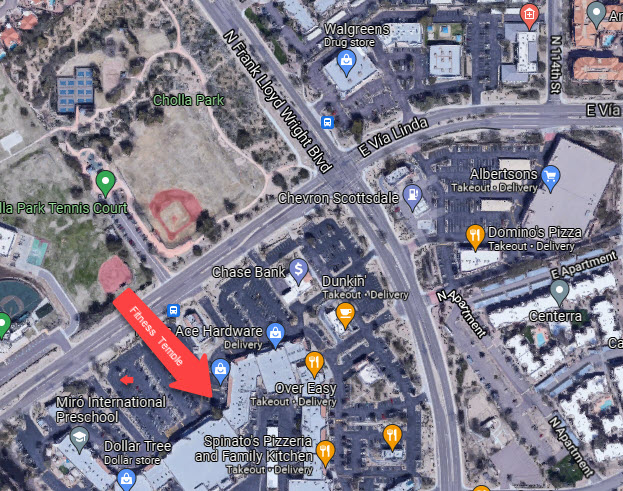 Map – FItness Temple